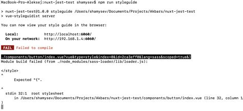 Sass Style Not Working · Issue 236 · Vue Styleguidistvue Styleguidist