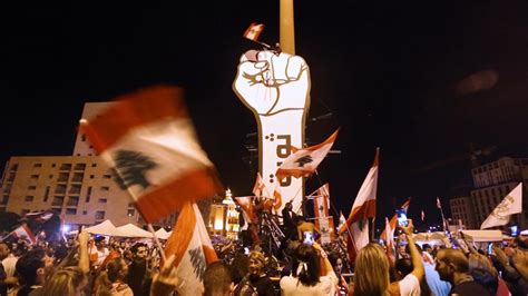 Protesters In Lebanon Celebrate Prime Minister Hariris Resignation