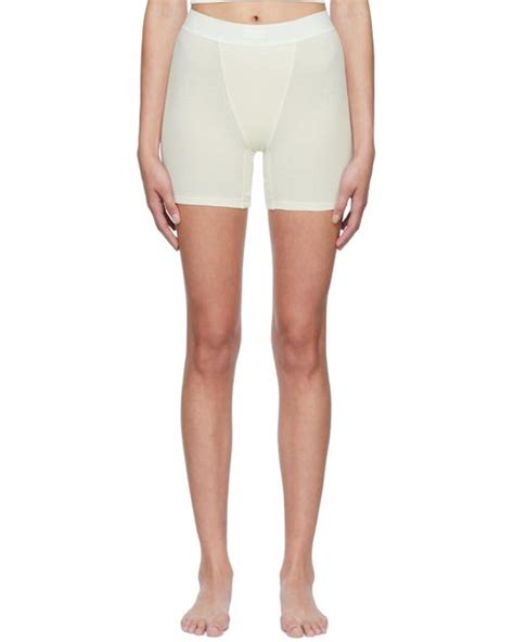Skims Cotton Off Boyfriend Boxer Shorts Lyst UK