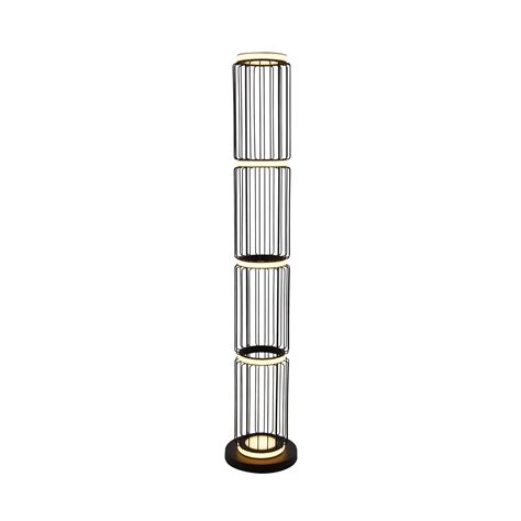Cage Led Floor Lamp In Cage Design Lightsie