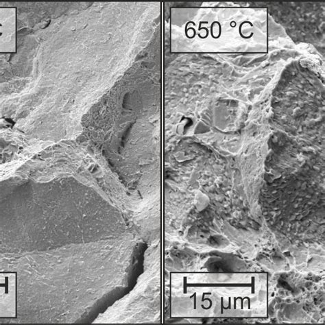 Scanning Electron Microscopy Sem Micrographs Of The Fracture Surfaces
