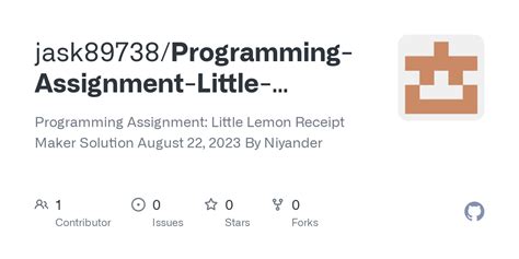 Github Jask89738programming Assignment Little Lemon Receipt Maker