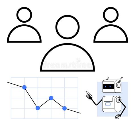 Team Collaboration With Digital Analysis And Ai Integration For Enhanced Productivity Stock