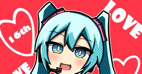初音ミク ミクさん16周年おめでとう！ まっちゃんのイラスト Pixiv