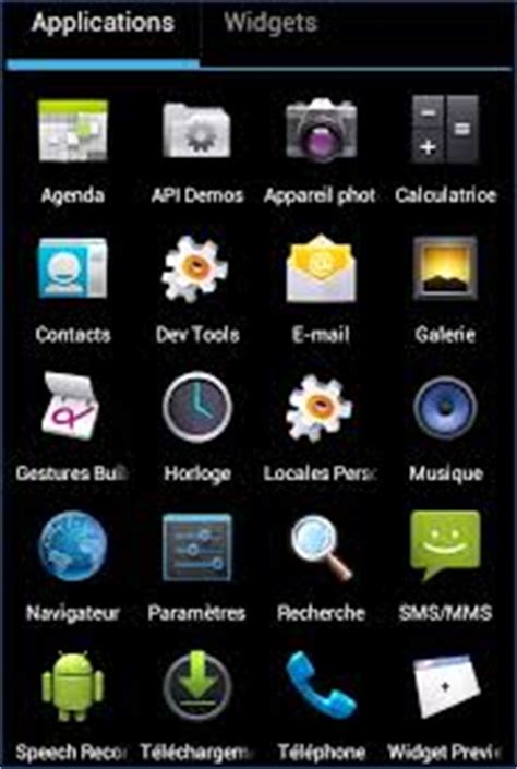 Réorganiser les icônes sous android