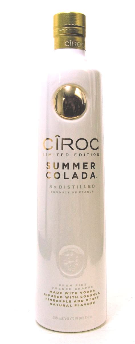Ciroc Limited Edition Summer Colada Vodka Old Town Tequila