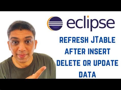Java Swing Tutorial Using Eclipse How To Refresh JTable After Insert