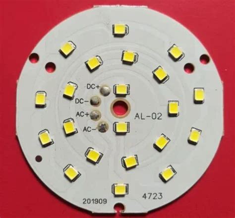 9 Watt LED Bulb Round PCB Board 50 Watt Thickness 1mm At Rs 105 Piece In Durgapur