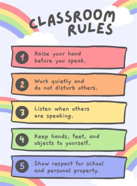 Printable Classroom Rules Download Pdf Rules Classroom Rules