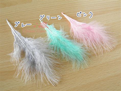 【楽天市場】【数量限定】 カラフルな天然フェザー6色 10枚 オーストリッチ 鳥の羽根 鳥 羽 アクセサリーパーツ ハンドメイド 手芸