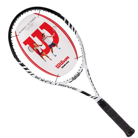 Wilson维尔胜威尔胜exclusive系列网球拍t5966 玄武岩纤维 白色 Exclusive维尔胜网球拍网球街楚天运动频道