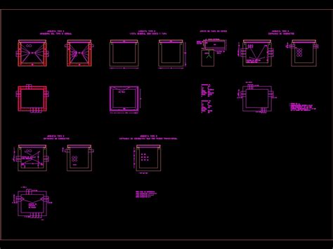 Detalles De Cisterna En Dwg 312 86 Kb Librería Cad