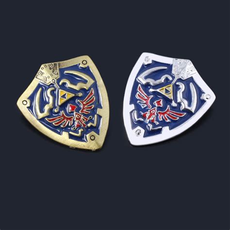 Zeldas Hylian Shield Pins Brooch Majoras Mask Spiritual Stones Master