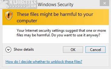 How To Disable These Files Might Be Harmful To Your Computer Majorgeeks