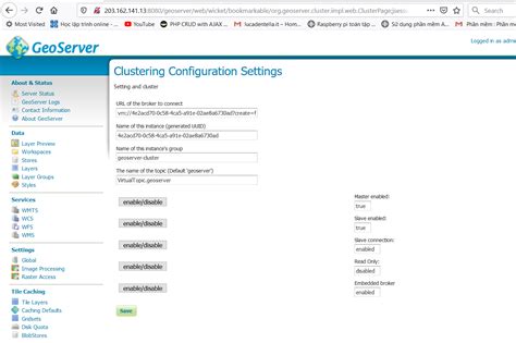 Installing GeoServer Cluster Geographic Information Systems Stack Exchange