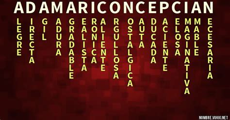 Qu Significa Adamari Concepci N
