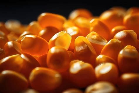 Premium Ai Image Corn Kernels In Macro Ai Generated
