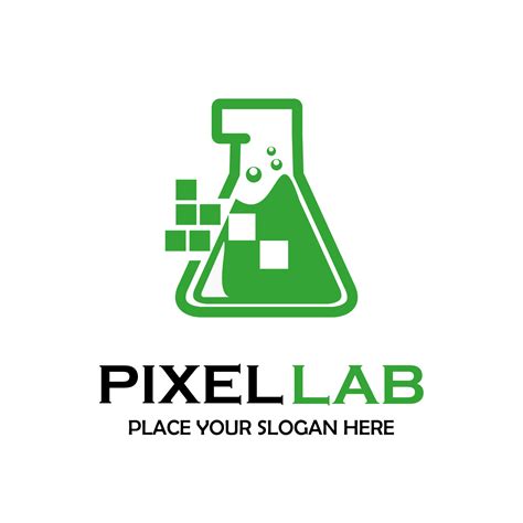 Pixel Lab Logo Template Illustration Suitable For Research Medical