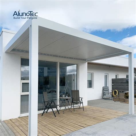 Alunotec Luxury Waterproof Gazebo Outdoor Remote Controlled Motorised