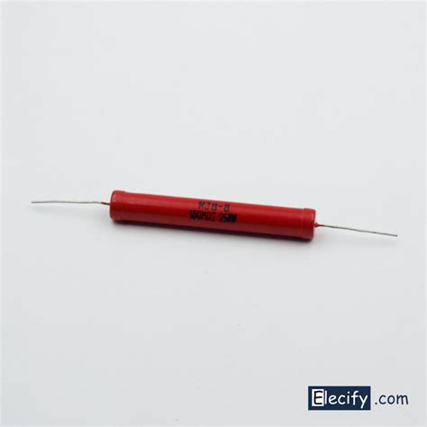 High Voltage Glass Glaze Resistor 100m 8w 25kv Elecify