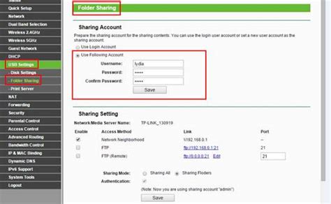How To Setup And Use The Ftp Server Function On The Archer C7c5 Tp Link