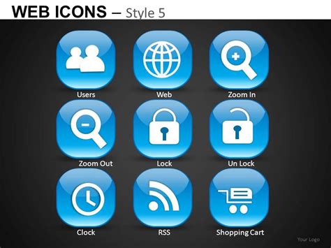 Web Icons Style 5 Powerpoint Presentation Slides Db Presentation Graphics Presentation