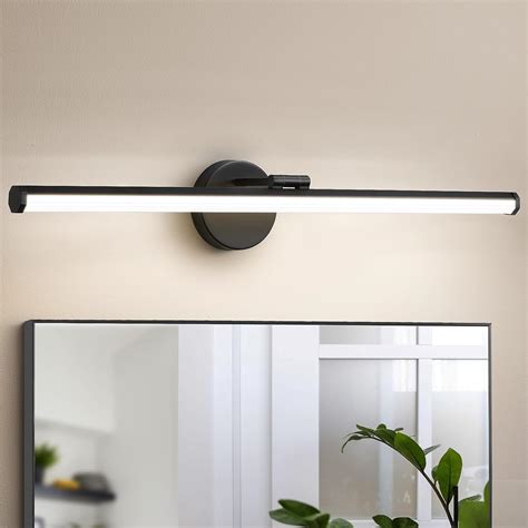 Kaisite Bathroom Vanity Light 30 Inch Black Dimmable Modern Led Light