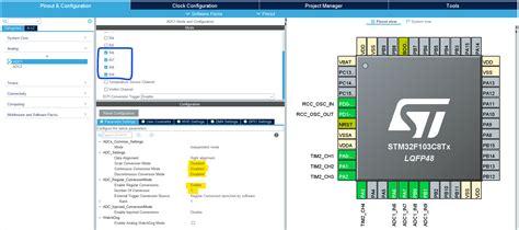 Stm Potentiometer Reading Examples Single Multiple