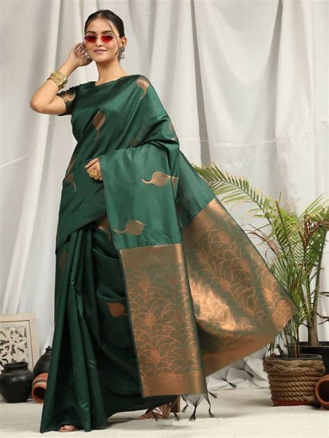 Lichi Silk Designer Saree 6 M With Blouse Piece At Rs 349 In Surat
