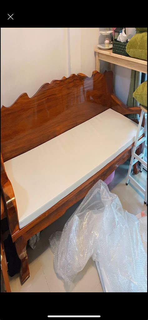 เบาะสั่งตัด เบาะหนัง ขนาด 60 175 ซม หนา3” สีครีม 07 Luglucky Thaipick