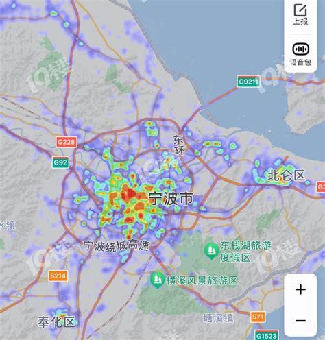 人口热力图与房价正相关 房产楼市 嘉兴19楼