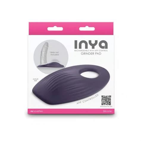 Inya Grinder Vibrating Pad With App Control Gray Sex Toys And Adult