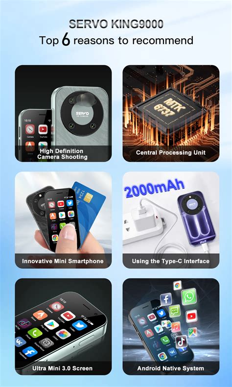 Servo King 9000 30 Hd Display Small Smartphone Android 100 Network 4g Lte 2gb16gb 2000mah