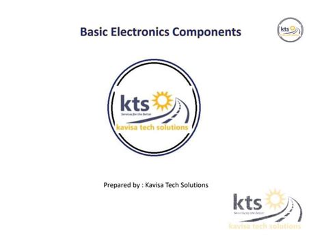 Analog Electronics Basics Part 1 Pptx