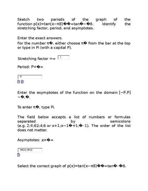 6 3 Module Six Problem Set 3 Sketch Two Periods Of The Graph Of The