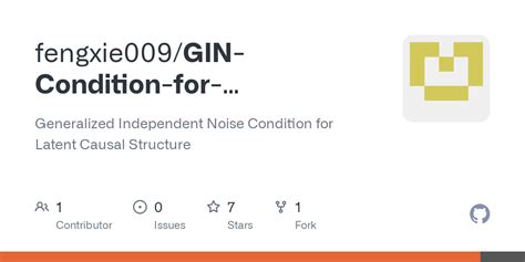github fengxie009 gin condition for estimating latent variable causal