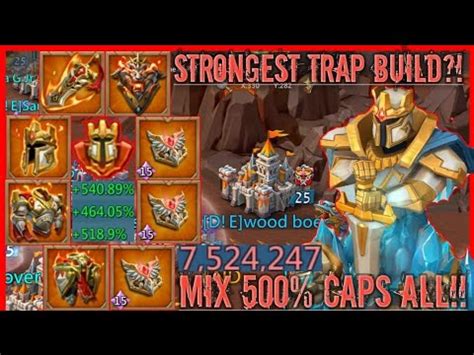 Lords Mobile EMPEROR T3 RALLY TRAP FULL ACCOUNT OVERVIEW THIS IS
