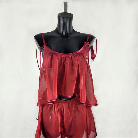 Nuisette Courte Transparente Etsy France