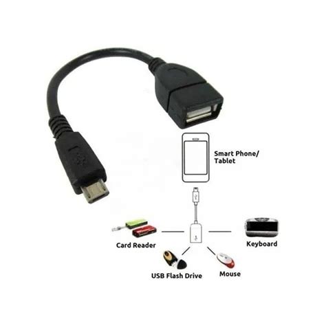 Cabo OTG Micro USB Para USB Normal Para Celular Shopee Brasil