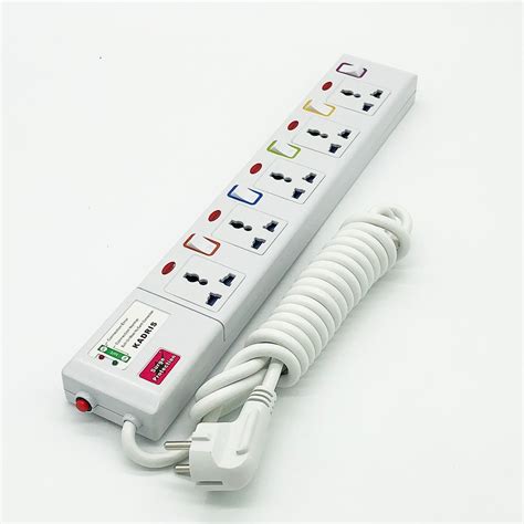 Power Strip Surge Protector 5 Way Ac Universal Out Grandado
