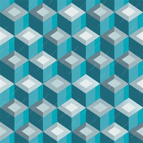Isometric Cubes Minimalist Background Featuring Isometric Cubes In A Repeating Pattern Stick To