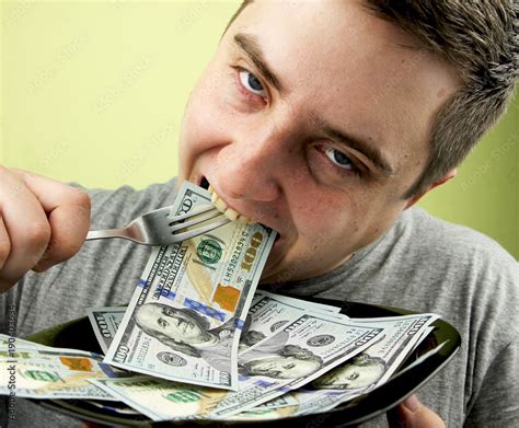 Greedy Person With Money