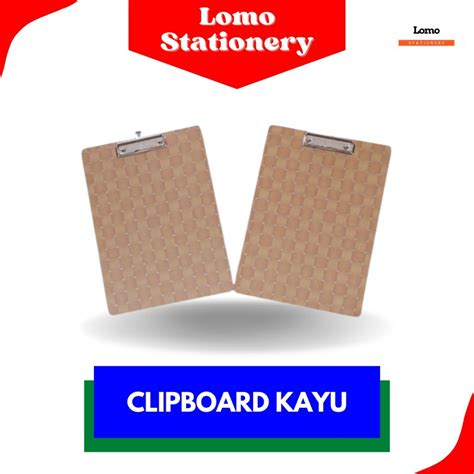 Jual Clipboard Kayu Papan Jalan Kayu Folio Shopee Indonesia