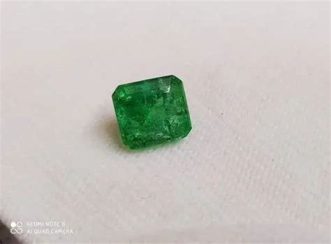 Green Emerald Panna Octogan Gemstone 3 05 CT For Astrology At Rs 7500