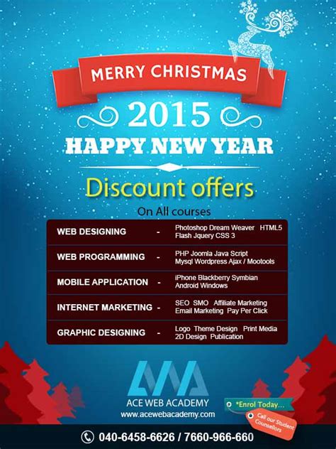 Ace Web Academy Announces Special Christmas And New Year Discounts On
