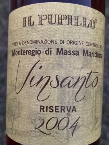 Il Pupillo Monteregio Di Massa Marittima Vinsanto Riserva Vivino US