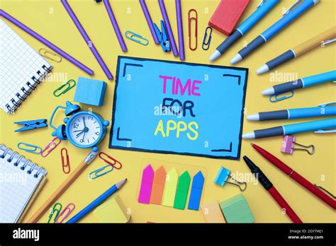 Conceptual Display Time For Apps Business Showcase Make Use Of