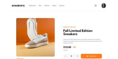 Github Zuhairn E Commerce Product Page Frontend Mentor Project
