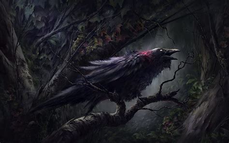 Evil Raven Bird