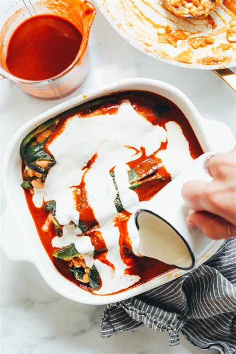 Vegan White Bean Chile Relleno Baked Minimalist Baker